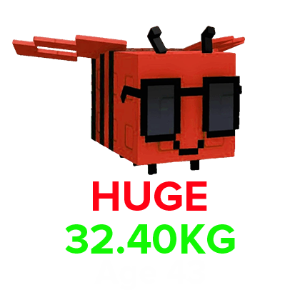 Disco Bee (HUGE) (32.40KG Age 43) Grow a Garden – Value, Abilities ...