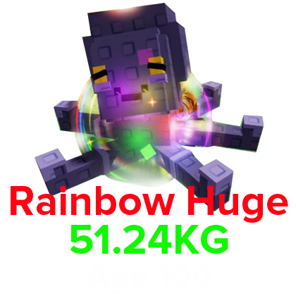 Rainbow Mimic Octopus (HUGE) (51.24KG Age 100) Grow a Garden – Value ...