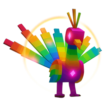 Rainbow Peacock (HUGE) (28.11KG Age 100) Grow a Garden – Value ...